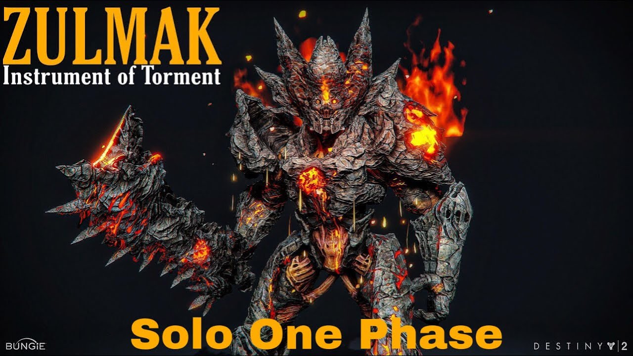 Zulmak Solo One Phase | Pit of Heresy, Destiny 2 - YouTube