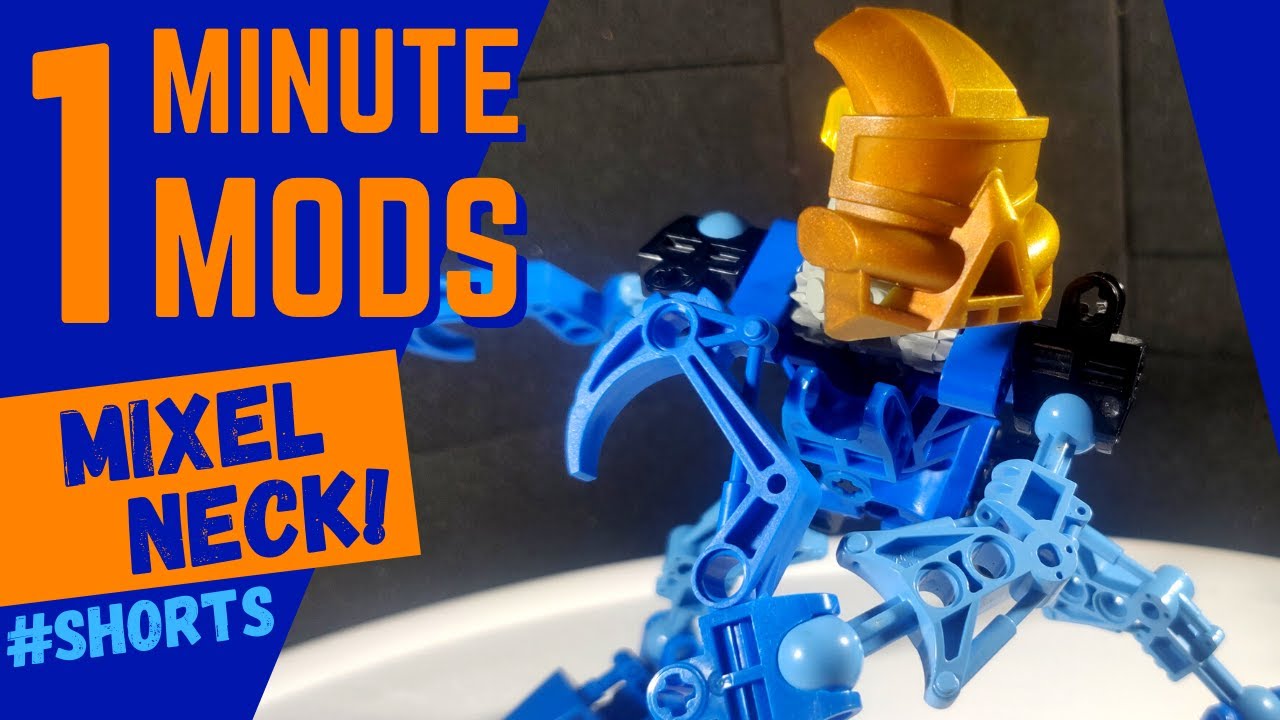 Toa Mata/Nuva Neck Mod using Mixel Joints! | Bionicle #shorts - YouTube
