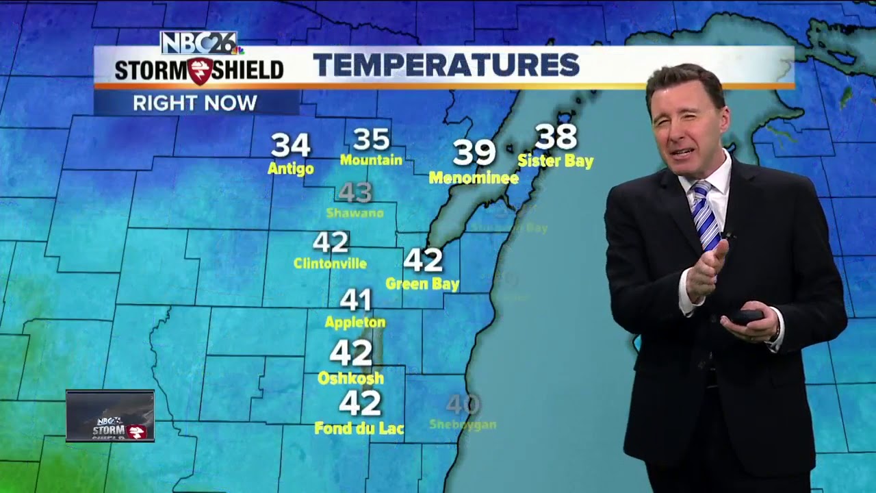 Michael Fish's NBC26 weather forecast - YouTube