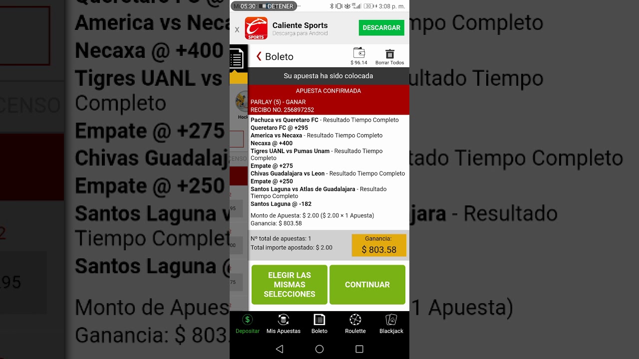Como apostar en caliente mx y ganar - YouTube