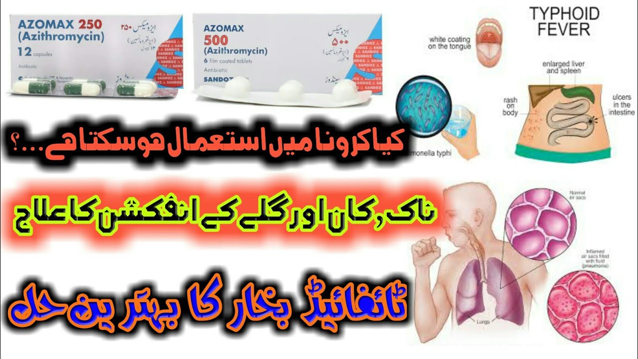 Azomax 500mg/250mg Tablet Uses In Urdu||Azithromycin Side Effects||Ijaz ...