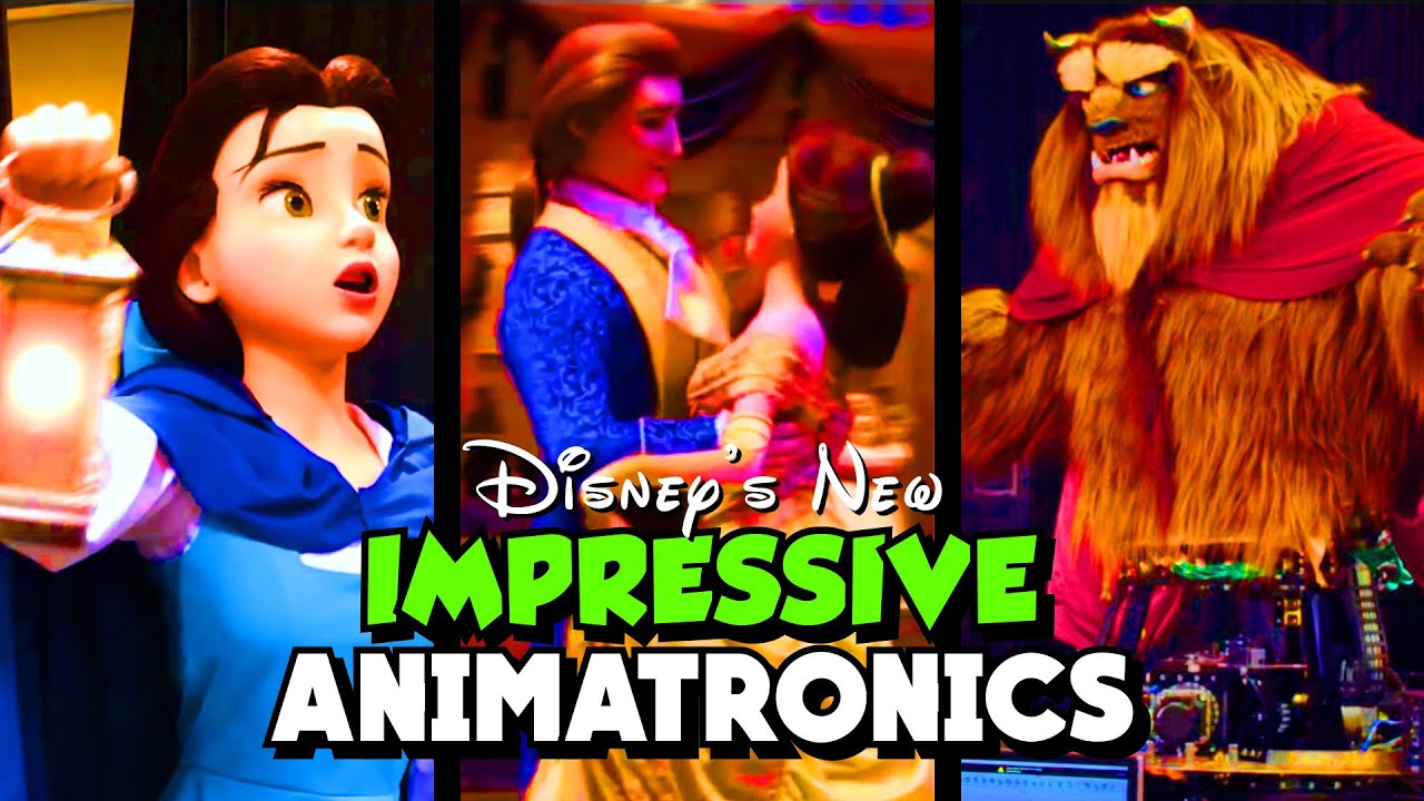 Impressive Beauty and the Beast Ride Animatronics - YouTube