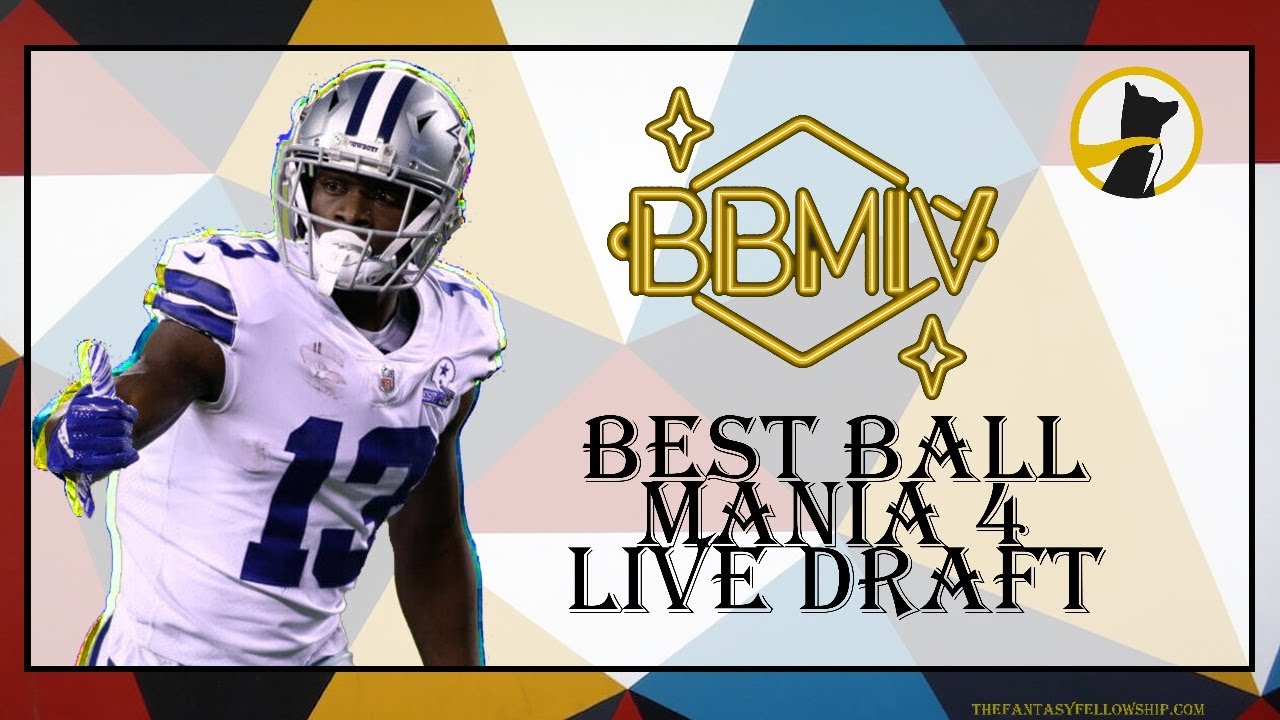 🏈 💰 Live Best Ball Mania 4 Draft! Pick #11 - YouTube