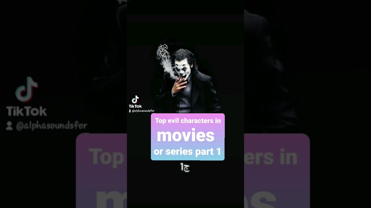 Top Evil characters in movies #movies - YouTube