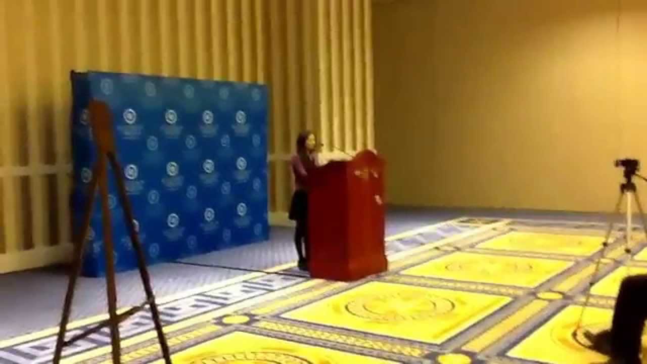 Alana Goodman accepts AIM award for Washington Free Beacon at CLAC ...