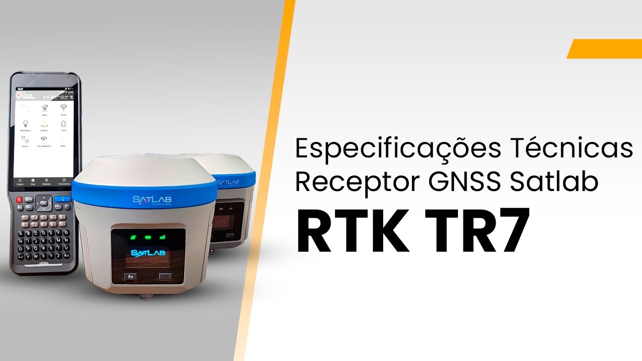 Explore as funcionalidades avançadas do Receptor GNSS RTK Satlab TR7 ...