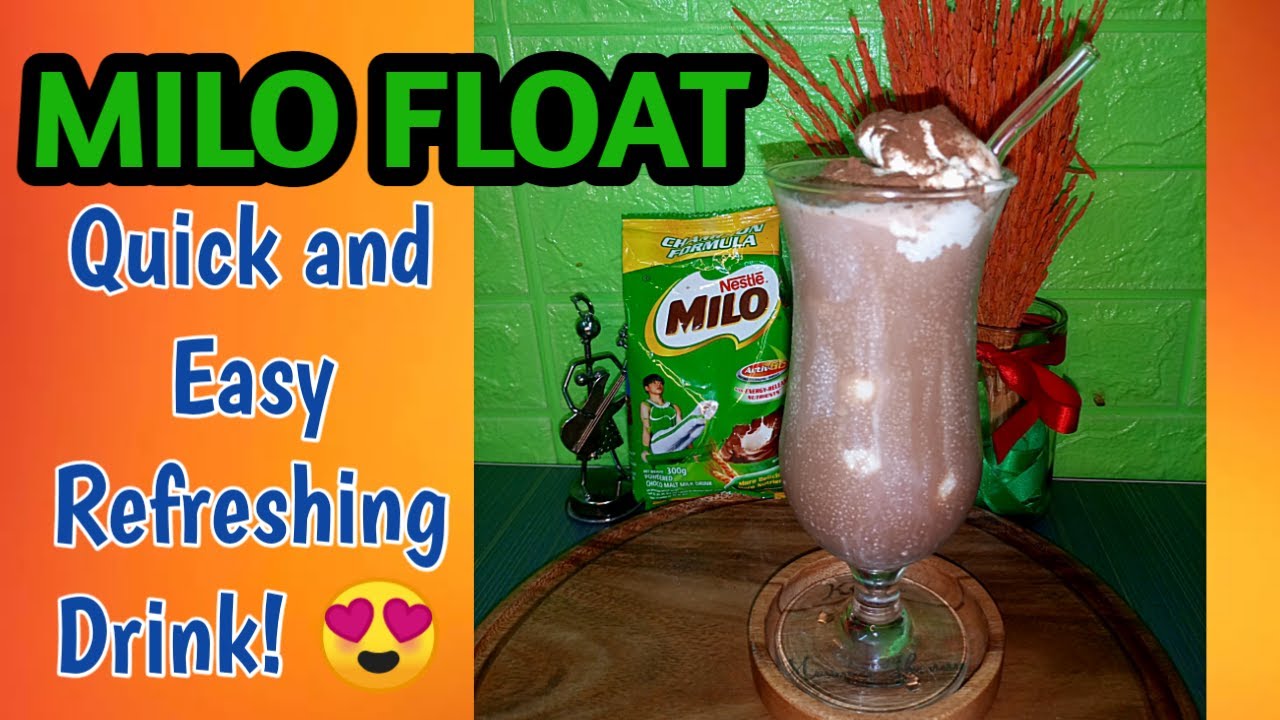 HOW TO MAKE MILO FLOAT | Quick and Easy to make - YouTube
