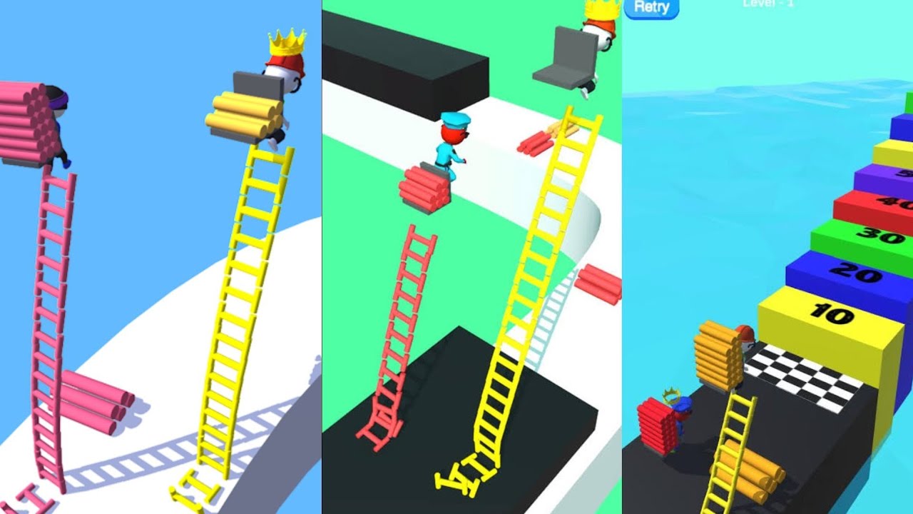 LADDER RACE 🔥 Walkthrough Gameplay | New Update Levels | Android,ios ...