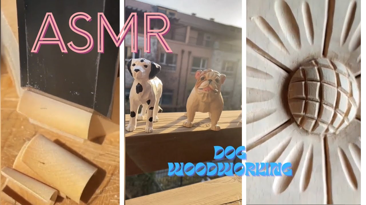 ASMR Woodworking - Relieve stress and fatigue with the sound of wood ...