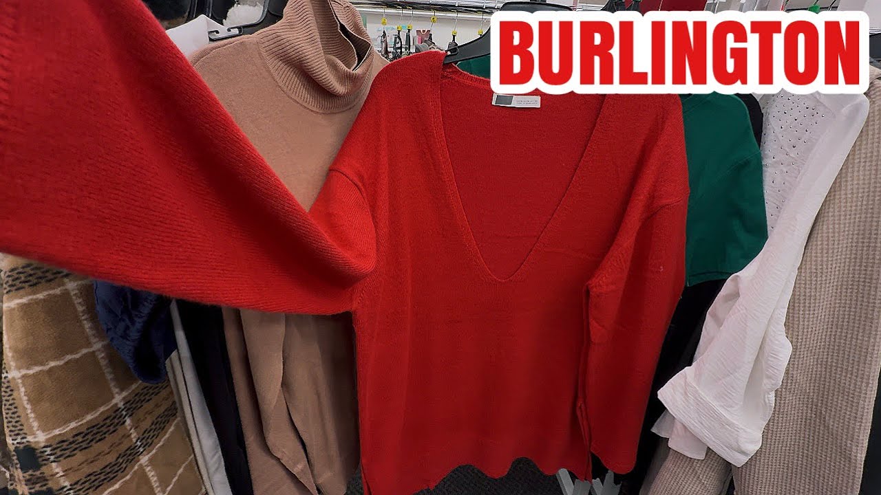 BURLINGTON NEW DESIGNER SWEATERS | COME SHOPPING WITH ME - YouTube