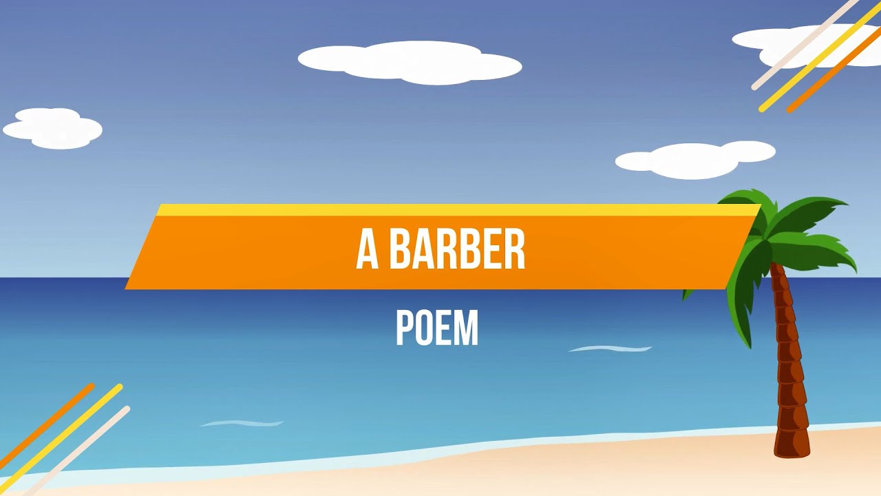 A Barber Lyrics Video | English Nursery Rhymes Full Lyrics For Kids ...