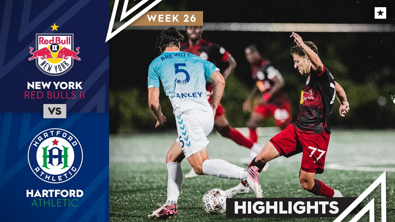 New York Red Bulls II vs. Hartford Athletic - Game Highlights | 08-31 ...