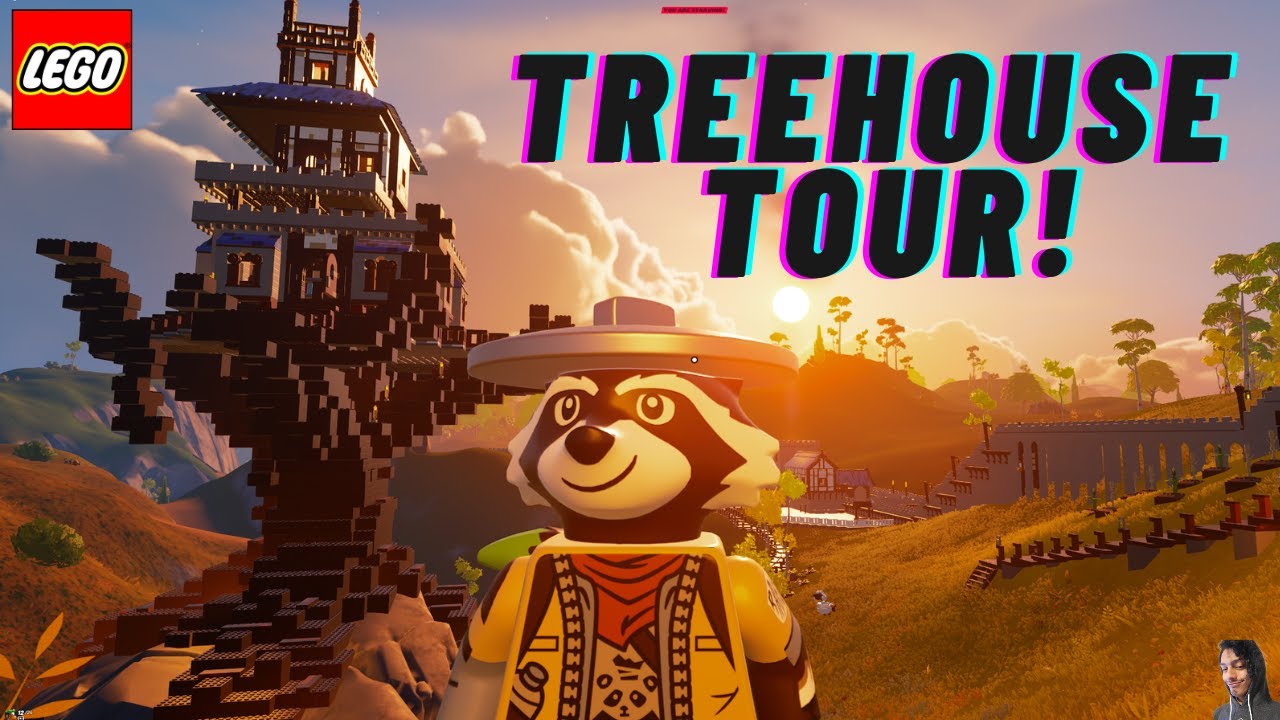 The Treehouse Cave in LEGO Fortnite! (Full Tour) - YouTube