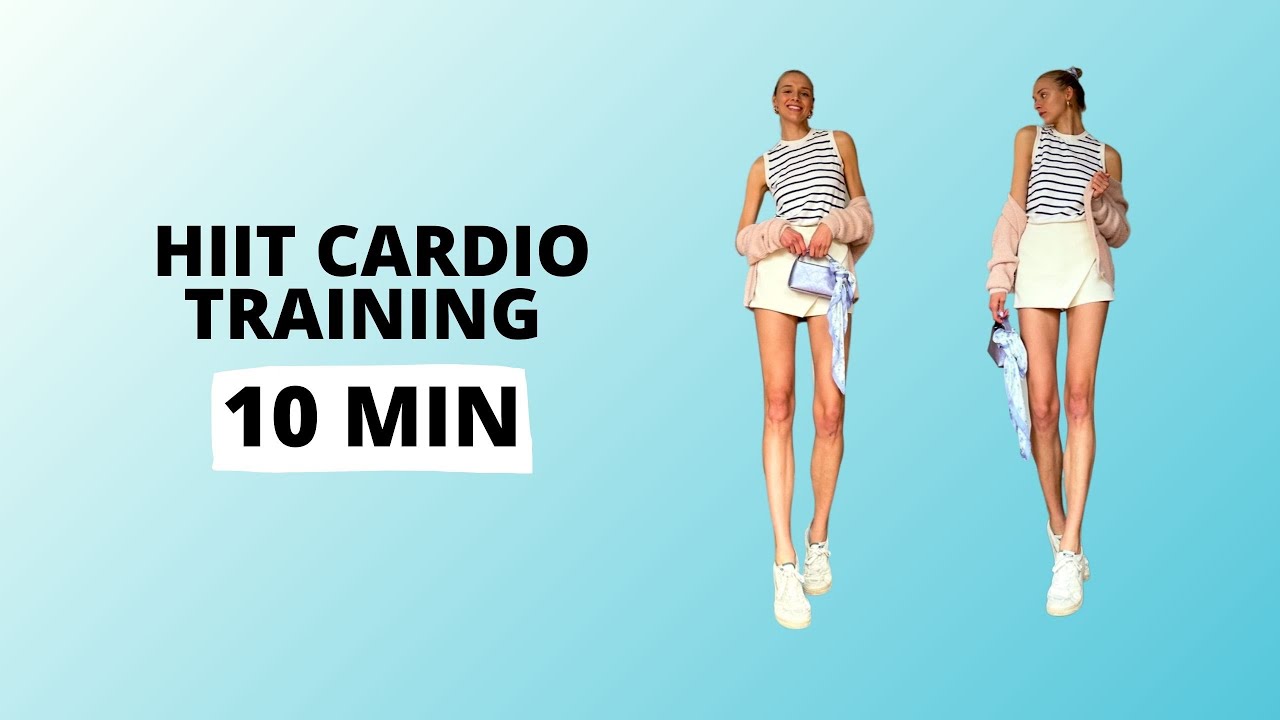 HIIT Cardio Training Workout Burn Calories 10 Minutes / Nina Dapper ...