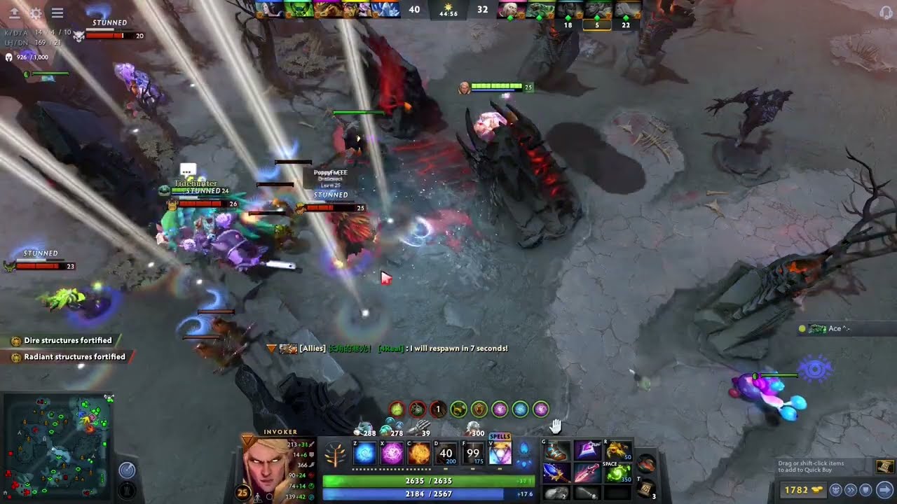 Invoker Dota2 Combo With Tide Hunter Epic Moments - YouTube