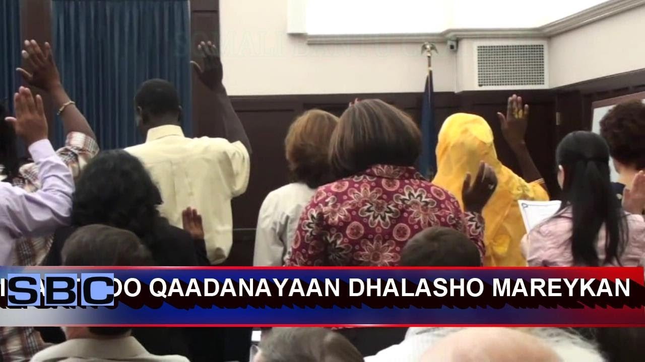Dad Somali Bantu oo qaadanayaan dhalasho Mareykan. - YouTube