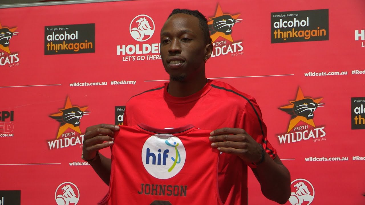 Perth Wildcats - Jaron Johnson arrival press conference - 17 August ...