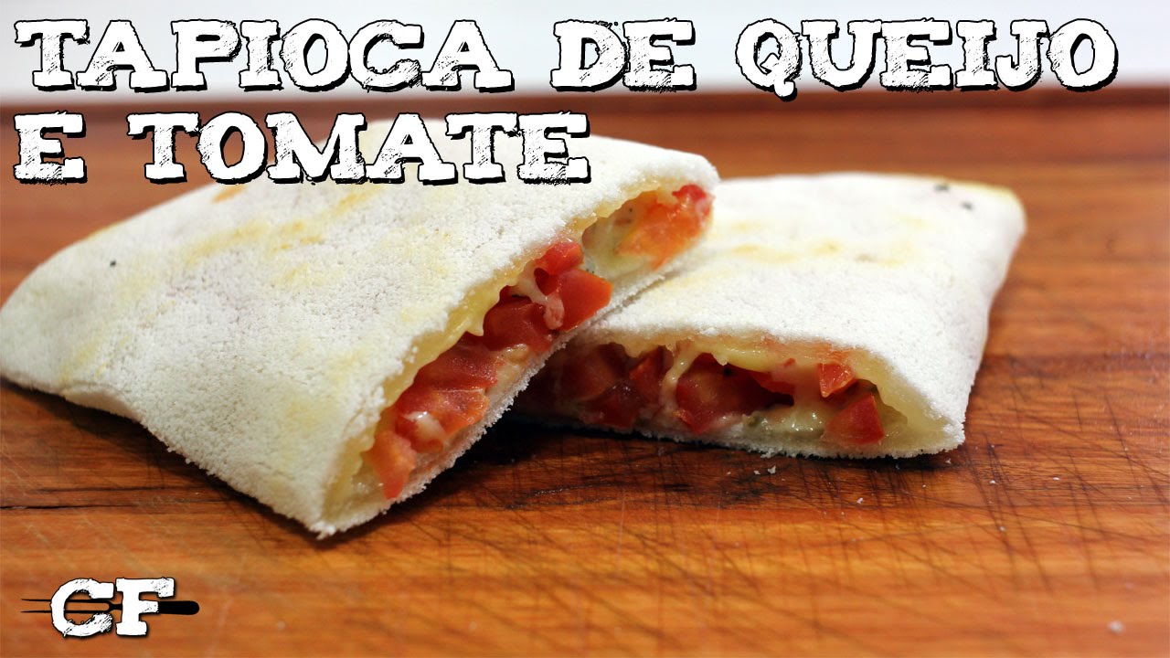 Tapioca com queijo, tomate e orégano @CookFork - YouTube