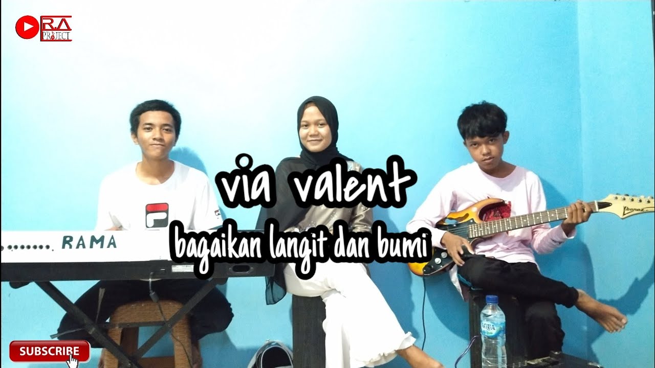 Via valent - bagaikan langit dan bumi (cover) by indah feat faisal and ...