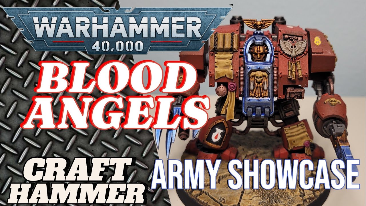 The Blood Angels Warhammer 40k Army Showcase Part 1 | SpaceMarines Army ...