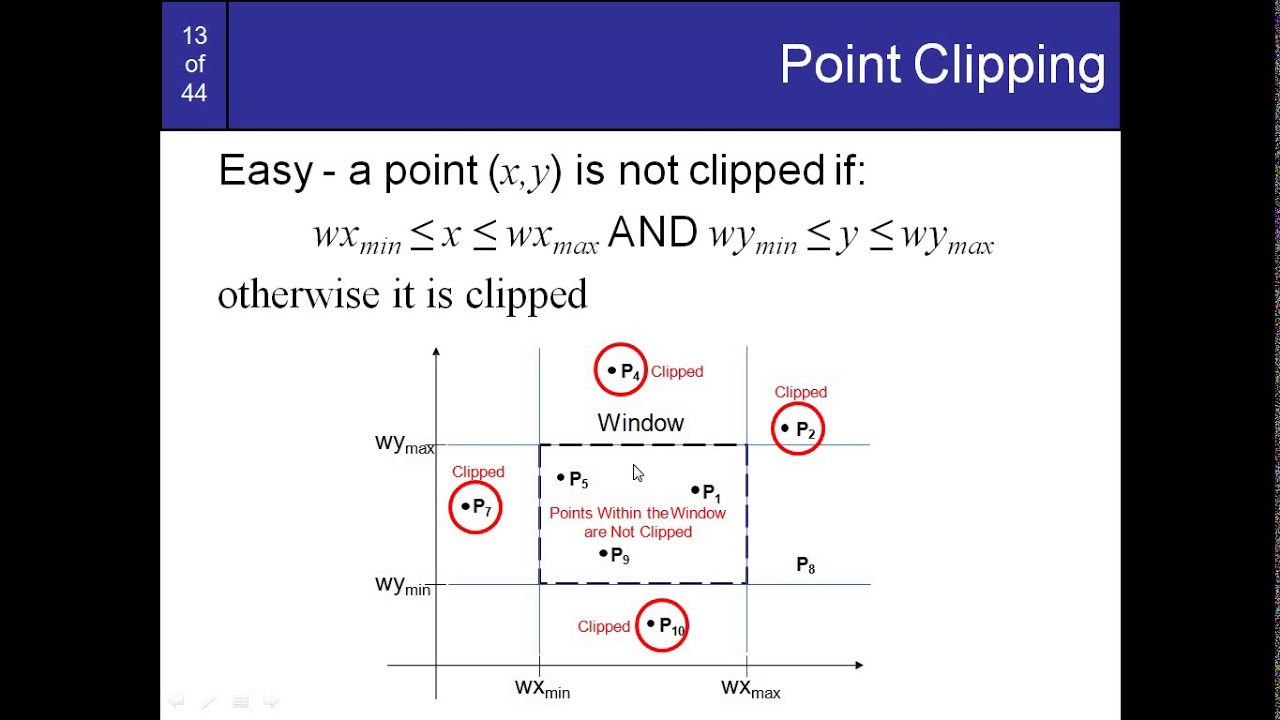 windowing and clipping CG part 1 - YouTube