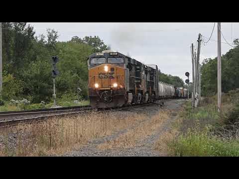 A Wheeling and Lake Erie Train with SD40-2s at Greenwich Ohio Sep 23 - YouTube