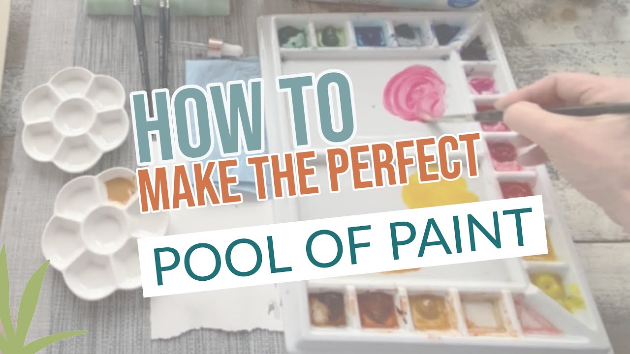 HOW TO create the perfect watercolour pool - YouTube