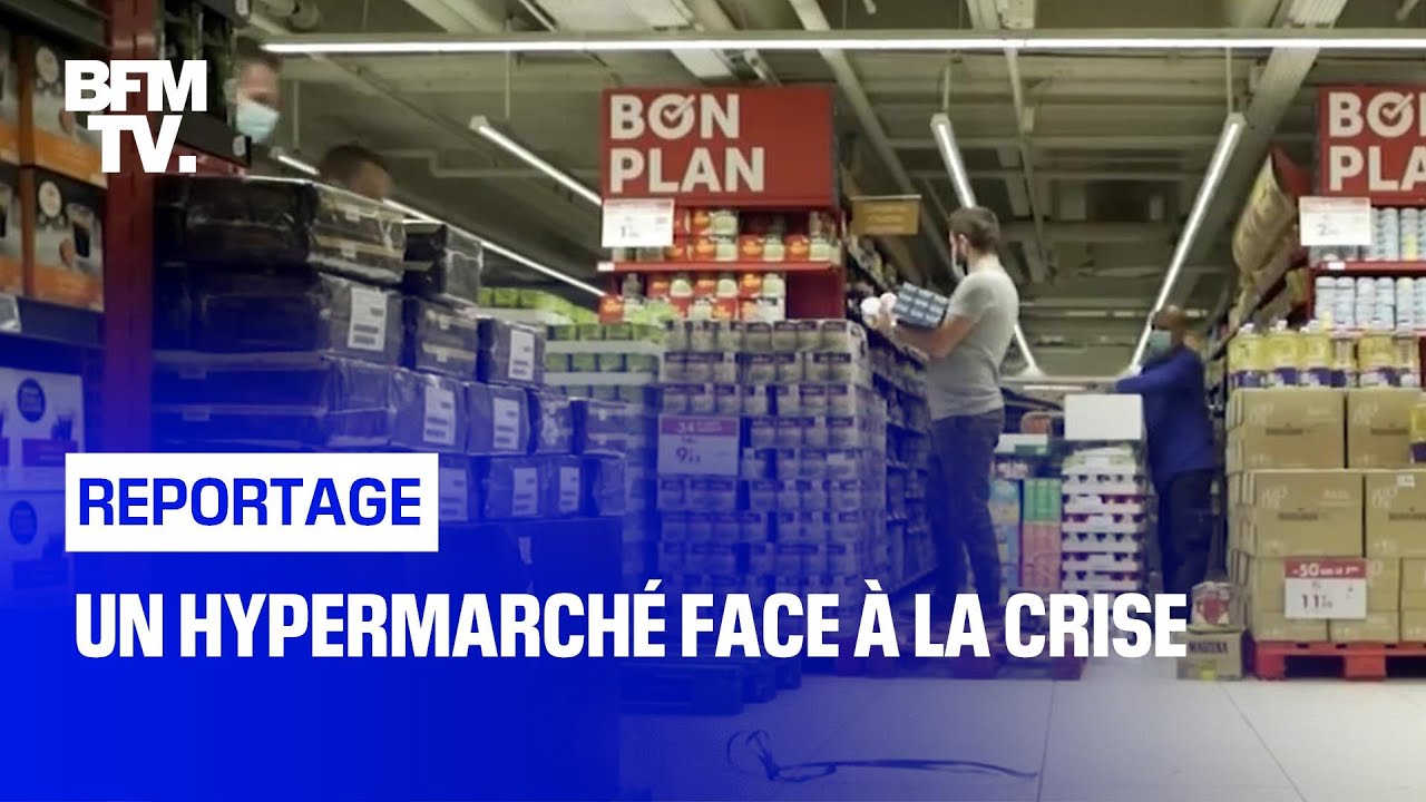 Un hypermarché face à la crise - YouTube