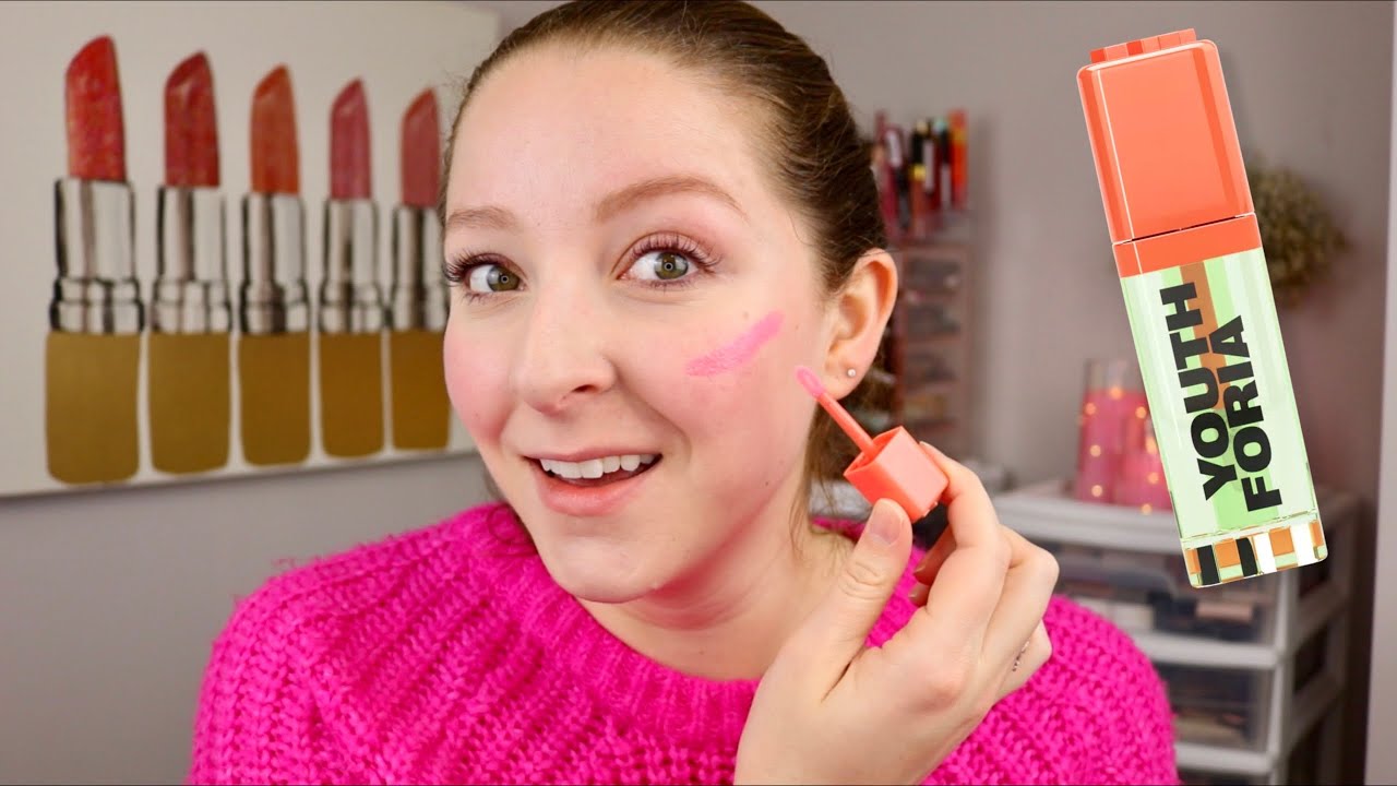 Youthforia BYO Blush Color Changing Blush Oil Review - YouTube