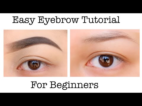 EYEBROW ROUTINE: EASY BEGINNER FRIENDLY  || Free online makeup class || NEPALI EDITION