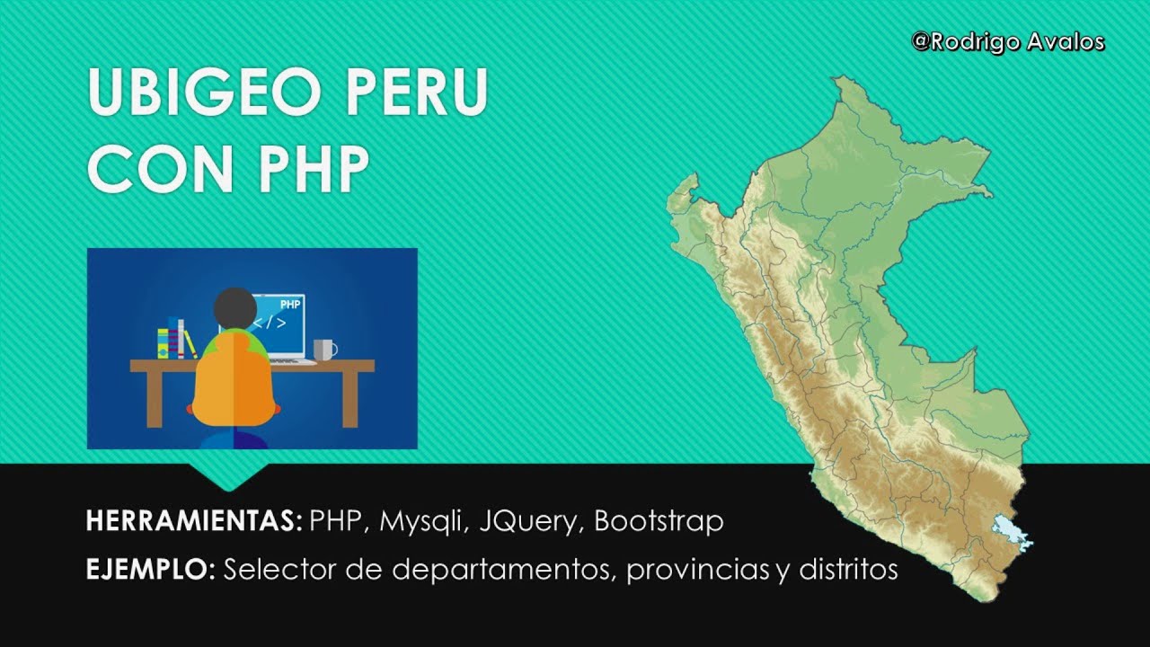 Selector de ubigeos en Perú | PHP | JQuery | Mysqli - YouTube