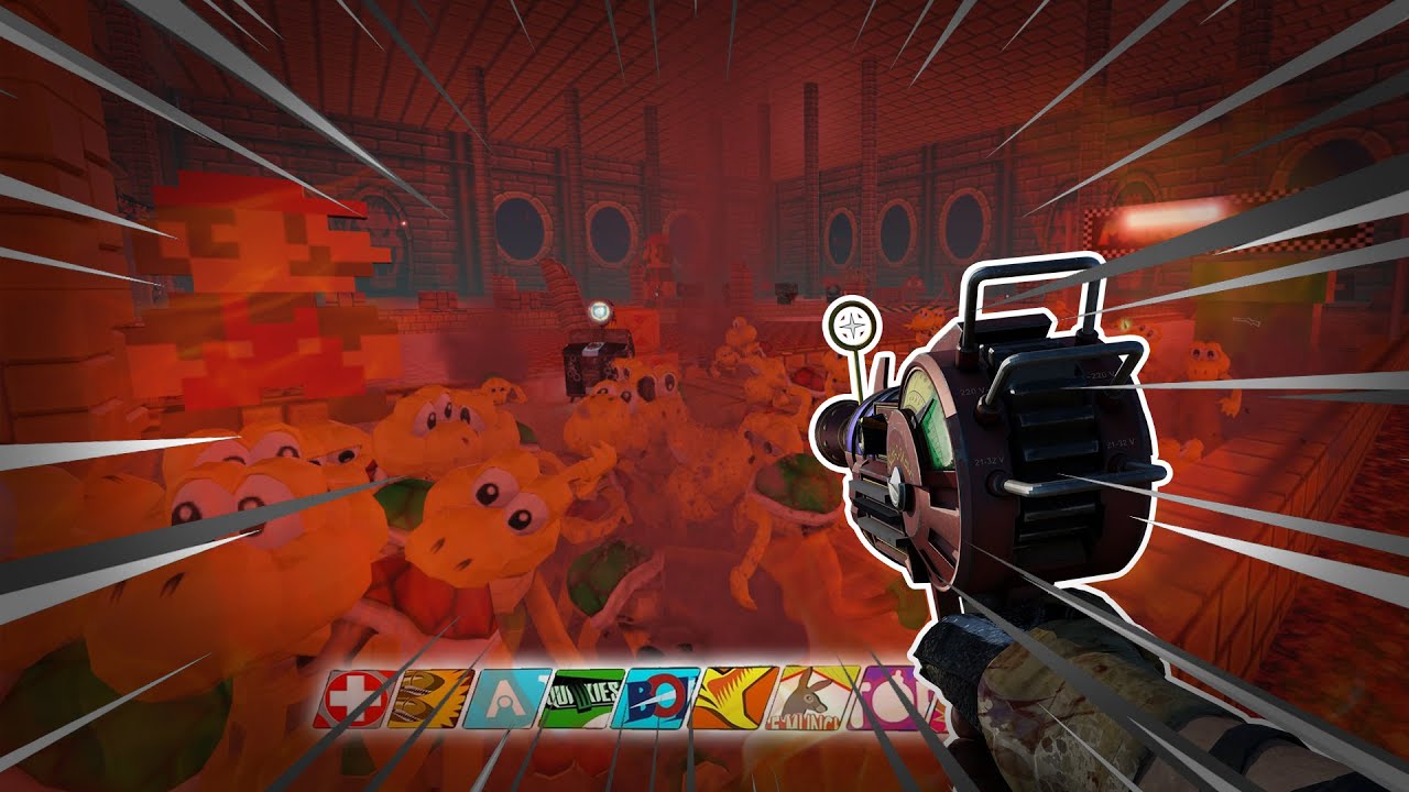 BOWSERS CASTLE IN ZOMBIES!! INSANE CHALLENGE MAP - BO3 ZOMBIES - YouTube