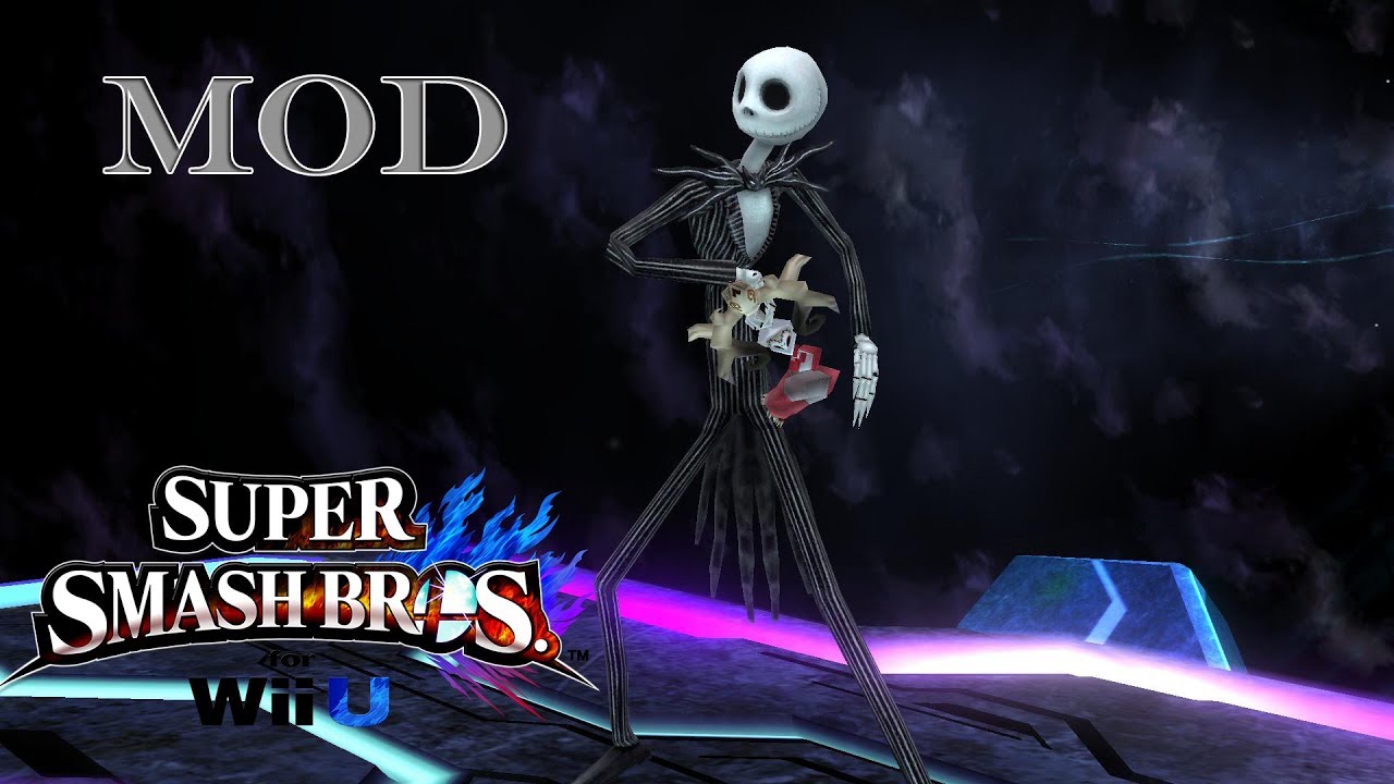 Jack Skellington - Super Smash Bros. for Wii U Mod - YouTube