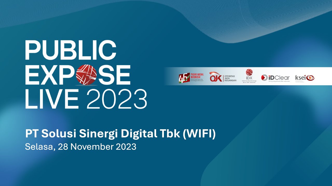 PubEx LIVE 2023 - PT Solusi Sinergi Digital Tbk (WIFI) - YouTube