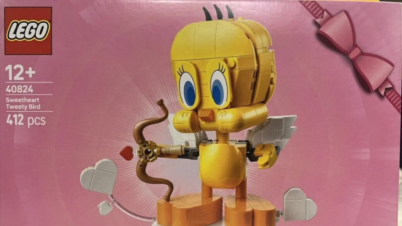 LEGO 40824 Looney Tunes Sweetheart Tweety Bird #lego #tweetybird # ...