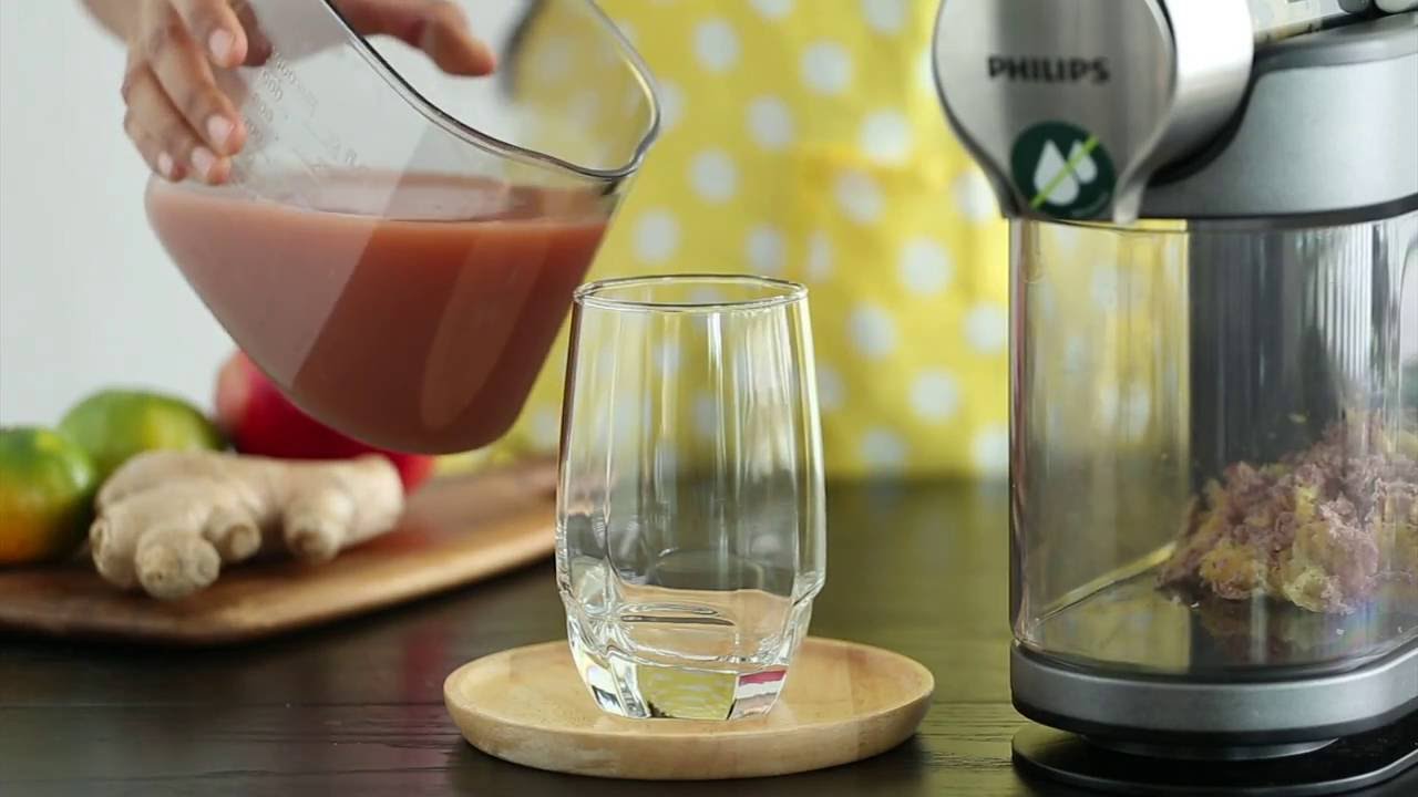 "Punch" เครื่องสกัดน้ำผลไม้ philips - YouTube