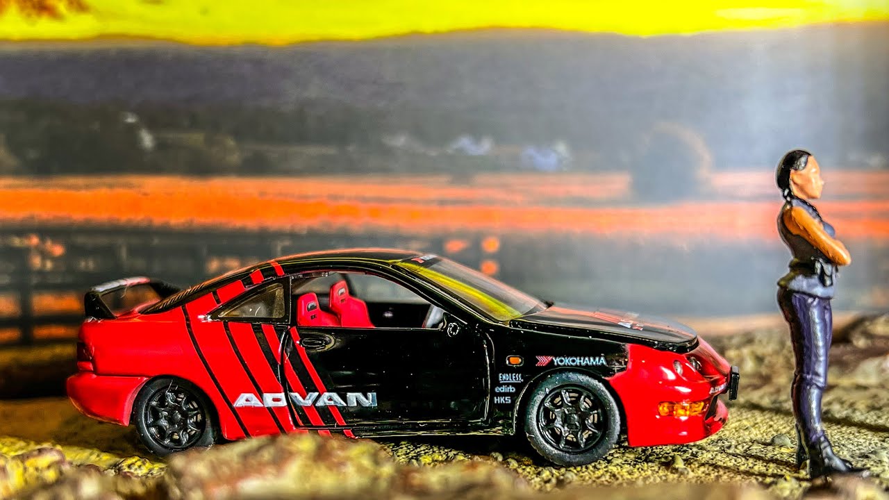 Honda Integra Type R DC2 US Advan Livery 1/64 SCALE MODEL ERA - YouTube