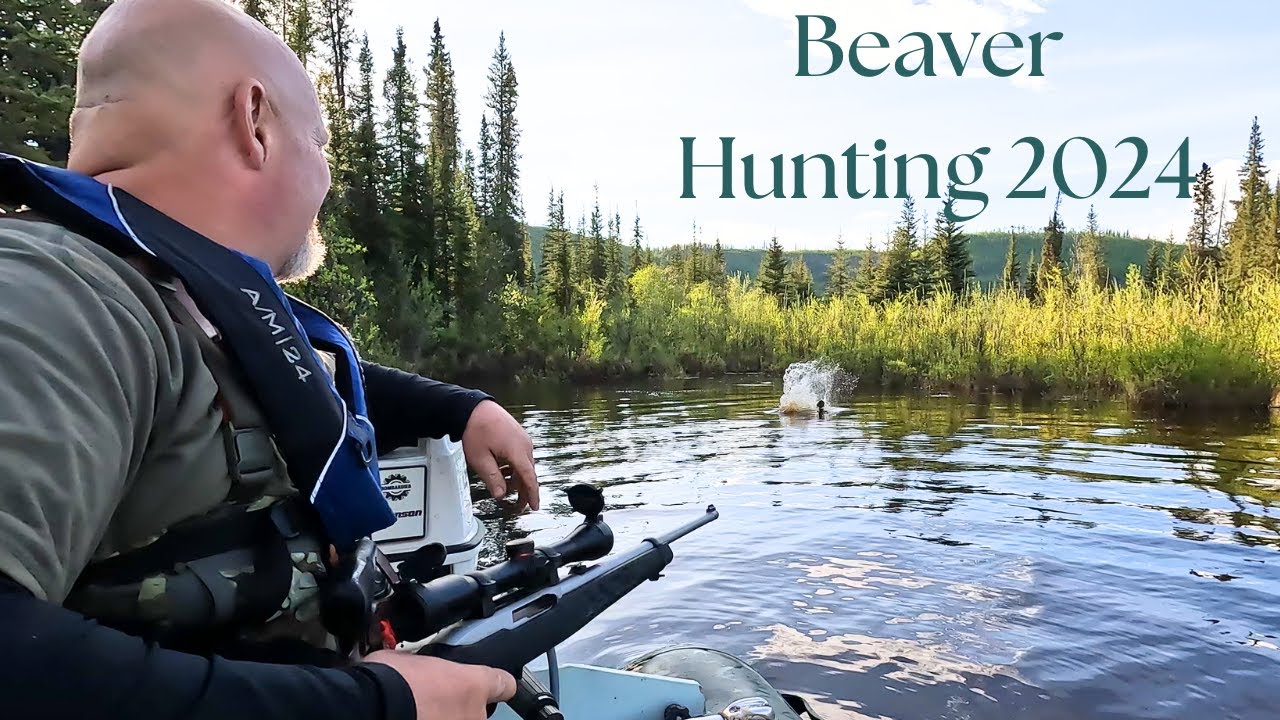 Beaver Hunt With Our .22LR | 2 Beavers In The Boat - YouTube