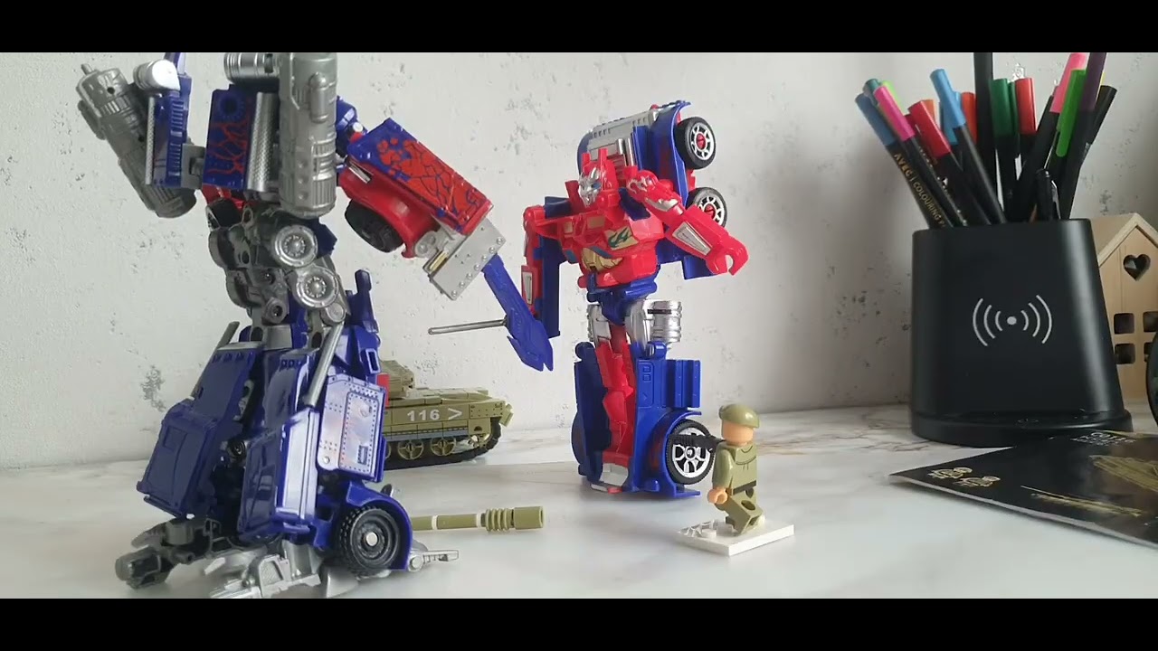 transformers stop motion - YouTube