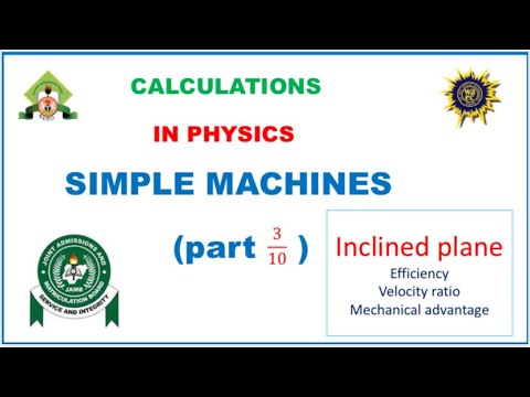 How to Calculate the Efficiency of an Inclined Plane | Physics Tutorial ...