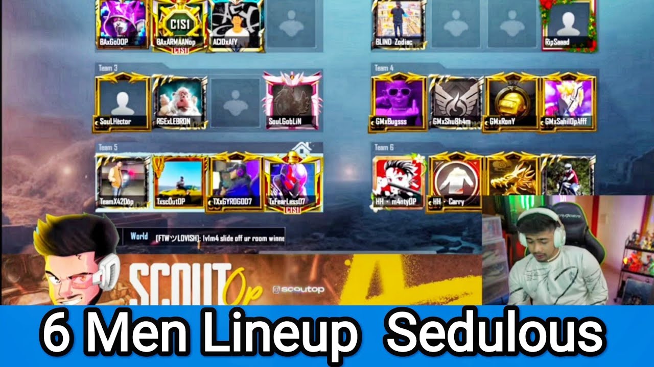 Tx 6 Men Lineup Sedulous - YouTube
