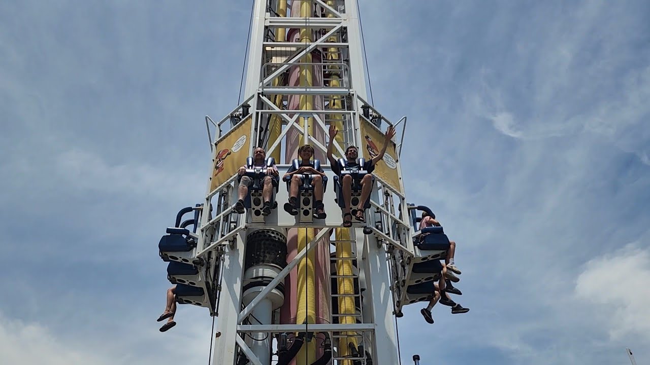 Brendan and me on Double Shot ride at Indiana Beach (July 4th, 2022 ...