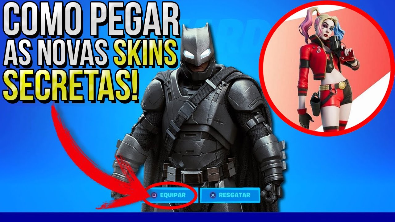 Como GANHAR a NOVA skin do BATMAN com ARMADURA no Fortnite - NOVA SKIN ...