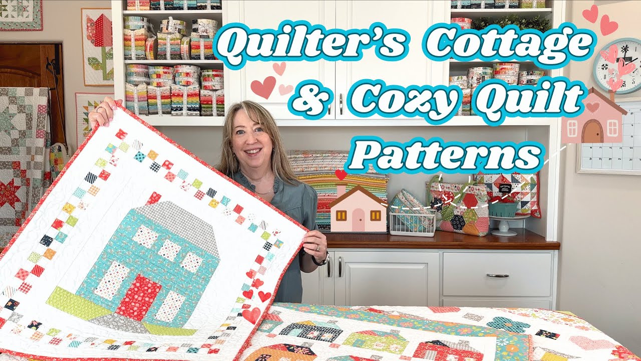 Quilter's Cottage Medallion Quilt & Cozy: An Exclusive Moda Collectible ...