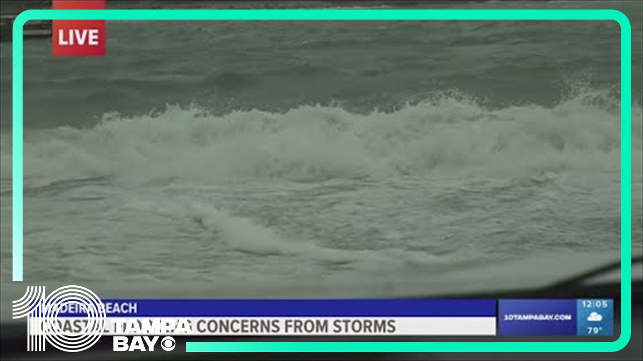 Coastal flooding concerns from storms in Madeira Beach - YouTube