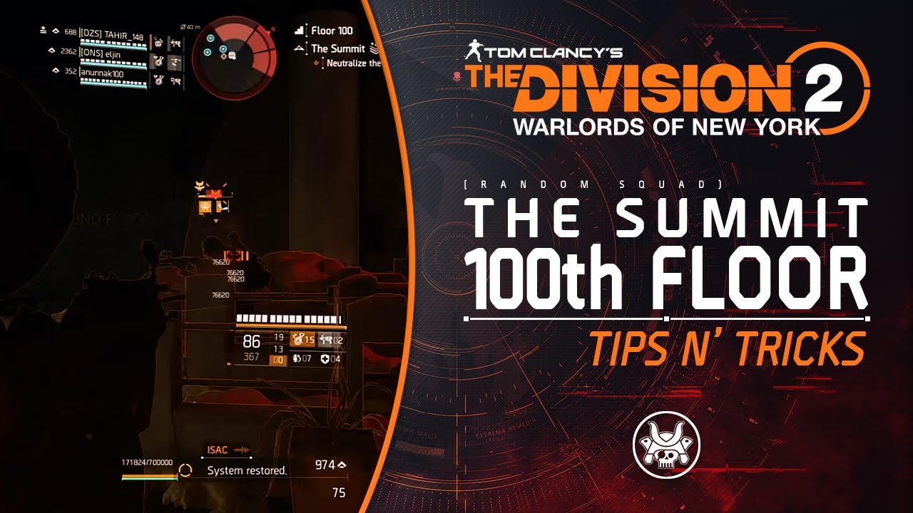 The Division 2 - The Summit: Floor 100 [Tips and Tricks] - YouTube