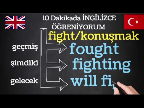 10 DAKİKADA BÖYLE İNGİLİZCE ÖĞRENİYORUM,1 saatte ingilizce fiiller/learn english for beginners