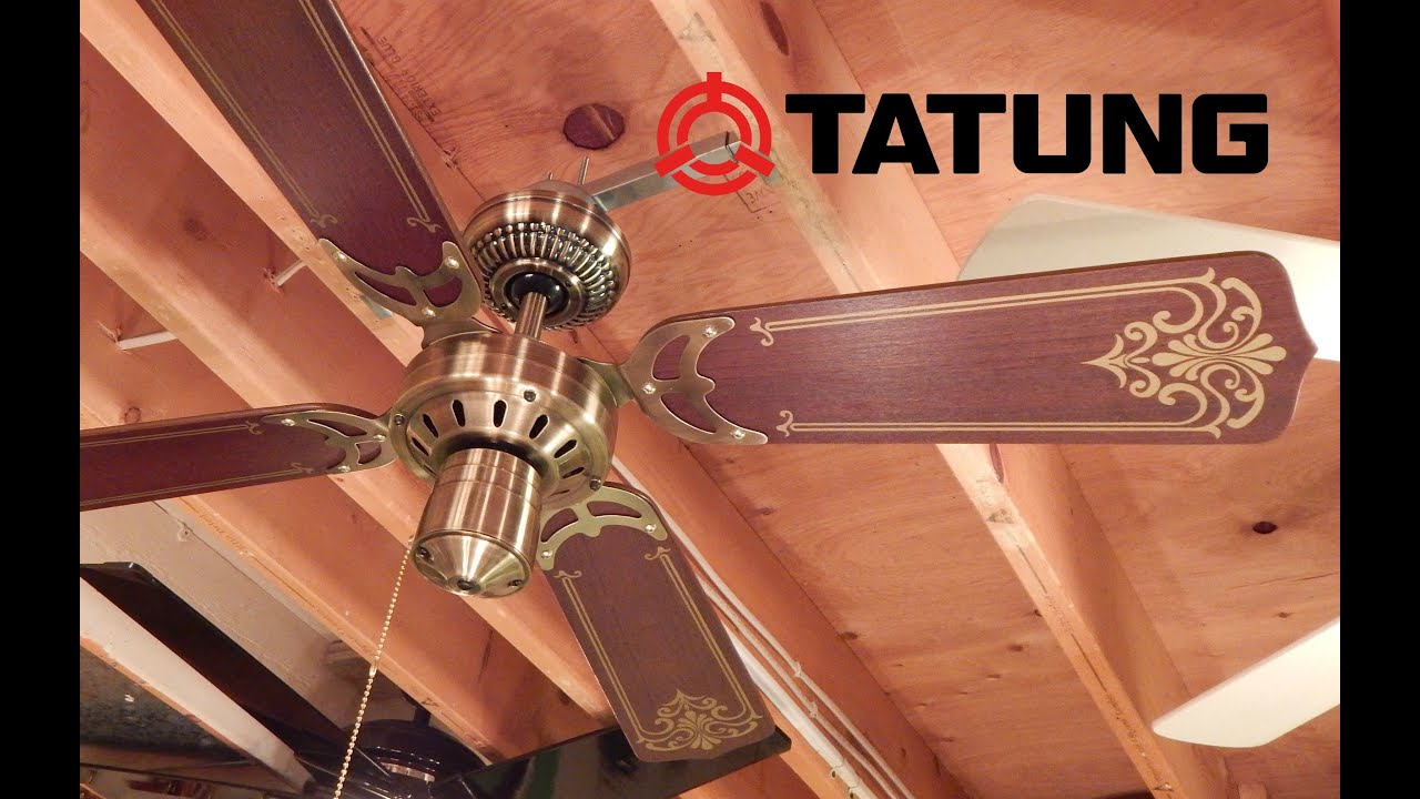 Tatung CFF-342AB Ceiling Fan - YouTube