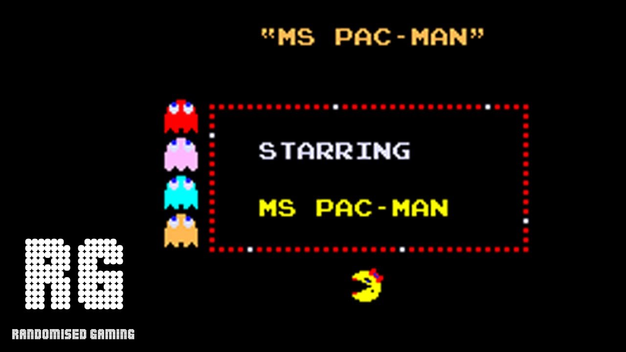 MS. Pac-Man - Arcade Version Gameplay (Corrected Aspect Ratio) - YouTube