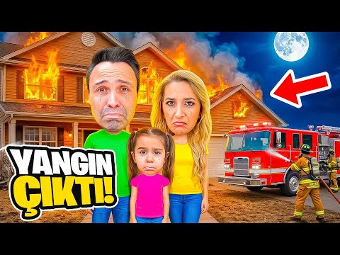 ELİF DURU YANGINI GÖRÜNCE ŞOK OLDU! MAHALLEDE YANGIN ÇIKTI!